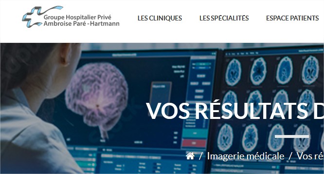 Le Groupe Ambroise Paré / Hartmann confie le portail imagerie patient à ...